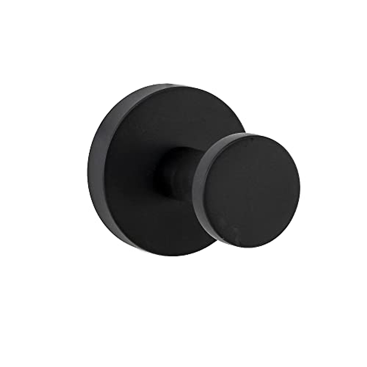 Italia Florence Series Minimalist Robe Hook in Matte Black