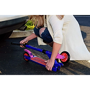 Scooter for Kids | 2 Wheel Scooter for Boys | Two Wheel Scooter for Girls | Outdoor King Kids Scooters | Folding Kids Scooter Easy to Transport | Scooride Skeddadle (Blue)