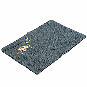 Kitchen Dish Towel,Soft Absorbent Dish Towel Vintage Tea Towels Decorative Dish Cloths Light Green