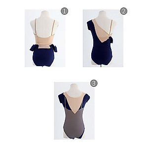 Daydance Girls Nude Leotards Seamless Dance Undergarment for Ballet, Gymnastics with Adjustable