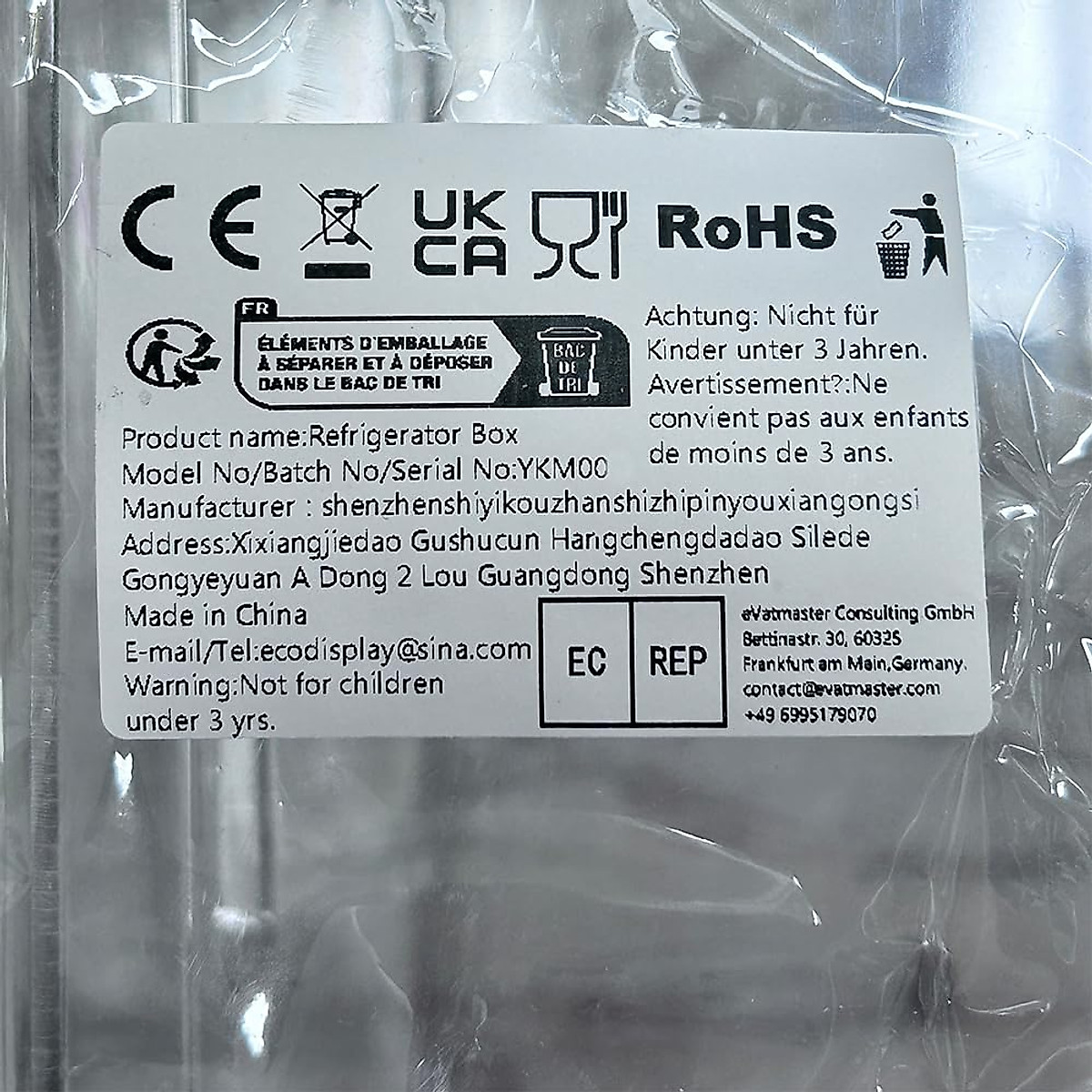 YekouMax Fridge Drawer Organizer, Refrigerator Organizer Bins, Pull Out with Handle, Fridge Shelf Holder Storage Box, Clear Container for Food,Drinks,Fit for Fridge Shelf Under 0.6" (1 Pack Medium)