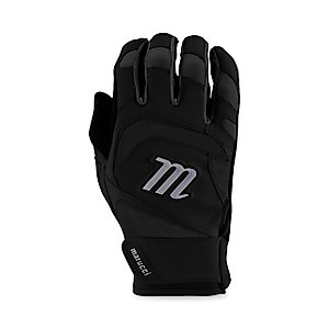 Marucci Sports,LLC 2022 Adult Baseball/Softball Signature Batting Gloves (Black,Small)
