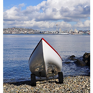 Seattle Sports Scupper Swift Sit-on-Top Wheeled Kayak Cart Carrier,Black