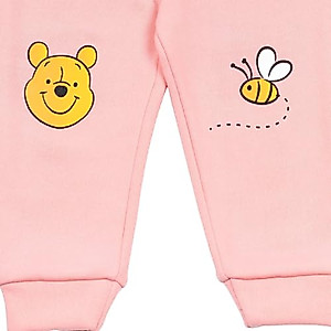 Disney Winnie the Pooh Infant Baby Girls Fleece Sweatshirt and Pants Set Pink 18 Months
