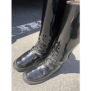 Leather Luster Hi Gloss Brilliant Patent Leather Finish 4 Ounce - Black