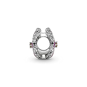 Pandora Pink Pansy Flower Charm Bracelet Charm Moments Bracelets - Stunning Women's Jewelry - Gift for Women in Your Life - Made with Sterling Silver, Cubic Zirconia & Enamel