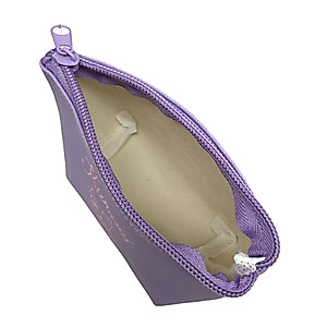 Sanrio Kuromi Face Boat Type Cosmetics Small Pouch Bag 4.3 in (W) × 3 in (H) × 2 in (D)