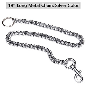 NIUCUNZH Mens Genuine Leather Trifold Wallet with Chain, Biker Trucker wallet with Long Heavy Duty Chain Black