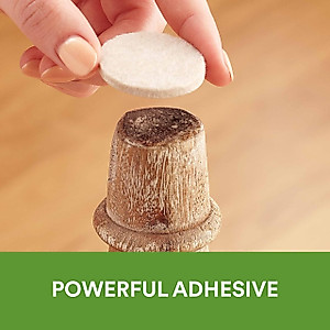 Scotch Felt Furniture Pads 162 PCS Furniture Pads for Hardwood Floors, Round, Beige, Assorted Sizes Value Pack