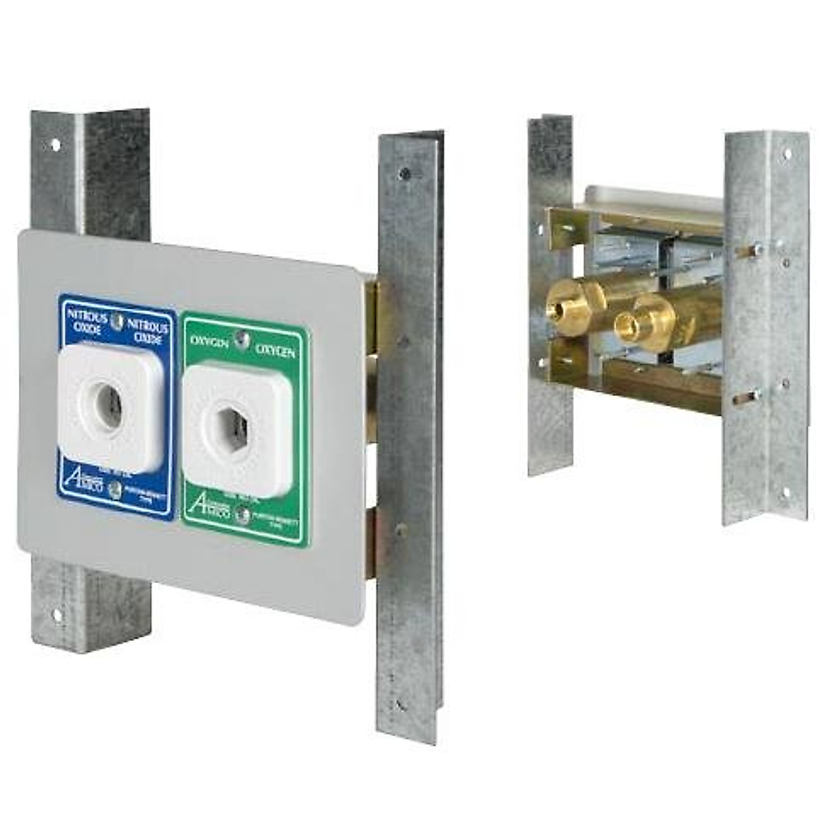 Double Outlet Concealed Cabinet Mount 9021-1013