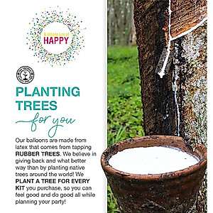 HAPPY - Red Black Silver Balloon Garland Arch Kit - 164 Professional Quality Latex Balloons in 4 Sizes for 30% Fuller 16ft Garland Arch - Graduation, 1st Birthday, Casino, Cars, Lady Bug, Too Fast…