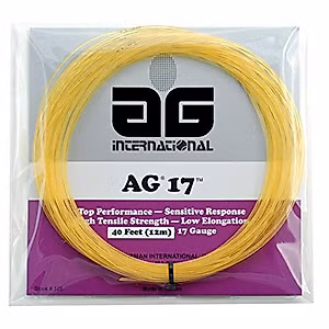 AG 17 Synthetic Gut Tennis String Set-Natural