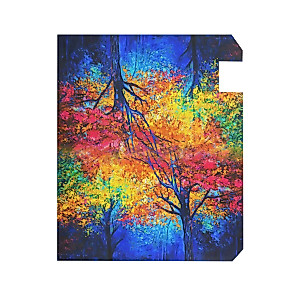 ALAZA Autumn Fall Trees Magnetic Mailbox Cover Oversized for Garden Yard Outdoor Decorations-25.5" x20.8