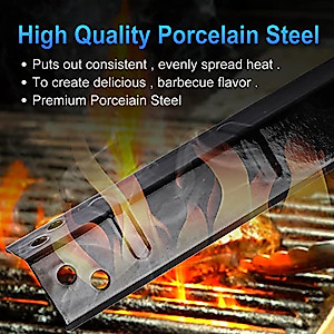 Uniflasy Grill Replacement Parts Kit for 3-Burner Walmart Expert Grill XG10-101-002-02 Stainless Steel Grill Burner and Heat Plate Shield