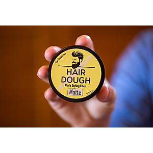Hair Dough Styling Clay For Men, Matte Finish Molding Hair Wax Paste Quiff, Strong Hold Without The Shine