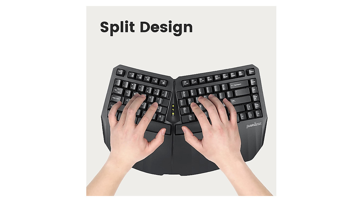 Perixx Wireless Ergonomic Keyboard & Vertical Mouse Bundle