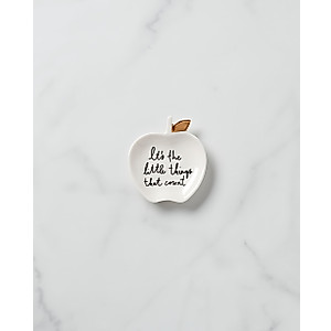 Kate Spade New York Ks Apple Ring Dish, 0.55, White