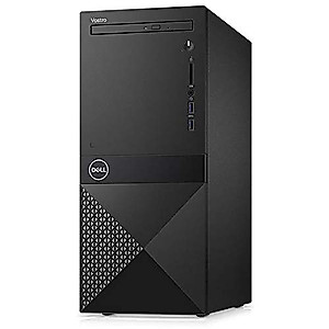 Dell Vostro 3671 Business Desktop Computer, Intel Core i7-9700 8-Core Processor, 8GB DDR4 RAM, 1TB HDD, DVDRW, WiFi, Bluetooth, HDMI, Keyboard and Mouse, Black, Windows 10 Pro