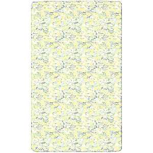 Pastel Themed Fitted Crib Sheet,Standard Crib Mattress Fitted Sheet Ultra Soft Material-Great for Boy or Girl Room or Nursery,28“ x52“,Pastel Yellow and Multicolor