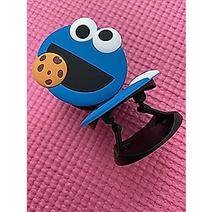 Eggy Cute Cartoon Cell Phone Holder Grip Stand Compatible with iPhone and Android (Cookie)