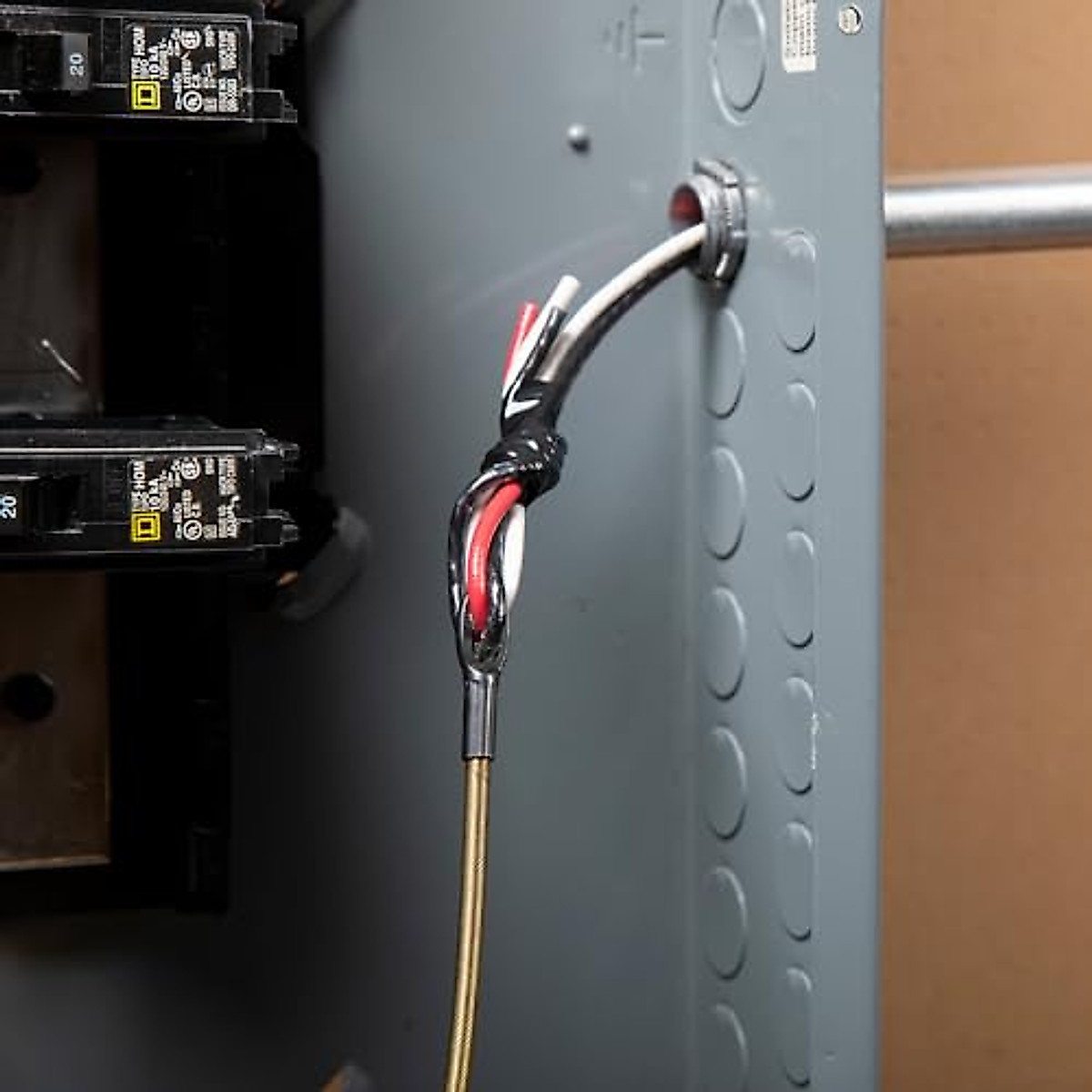 Klein Tools 56380 Non-Conductive Electrical Fish Tape, Multi-Groove Fiberglass Wire Puller with Steel Leader, 100-Foot x 3/16-Inch