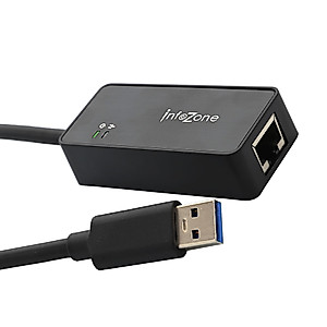 IO Crest USB 3.0 to RJ45 10/100/1000 Gigabit Ethernet LAN NIC Adapter for Windows, Mac, Linux - SY-ADA24029