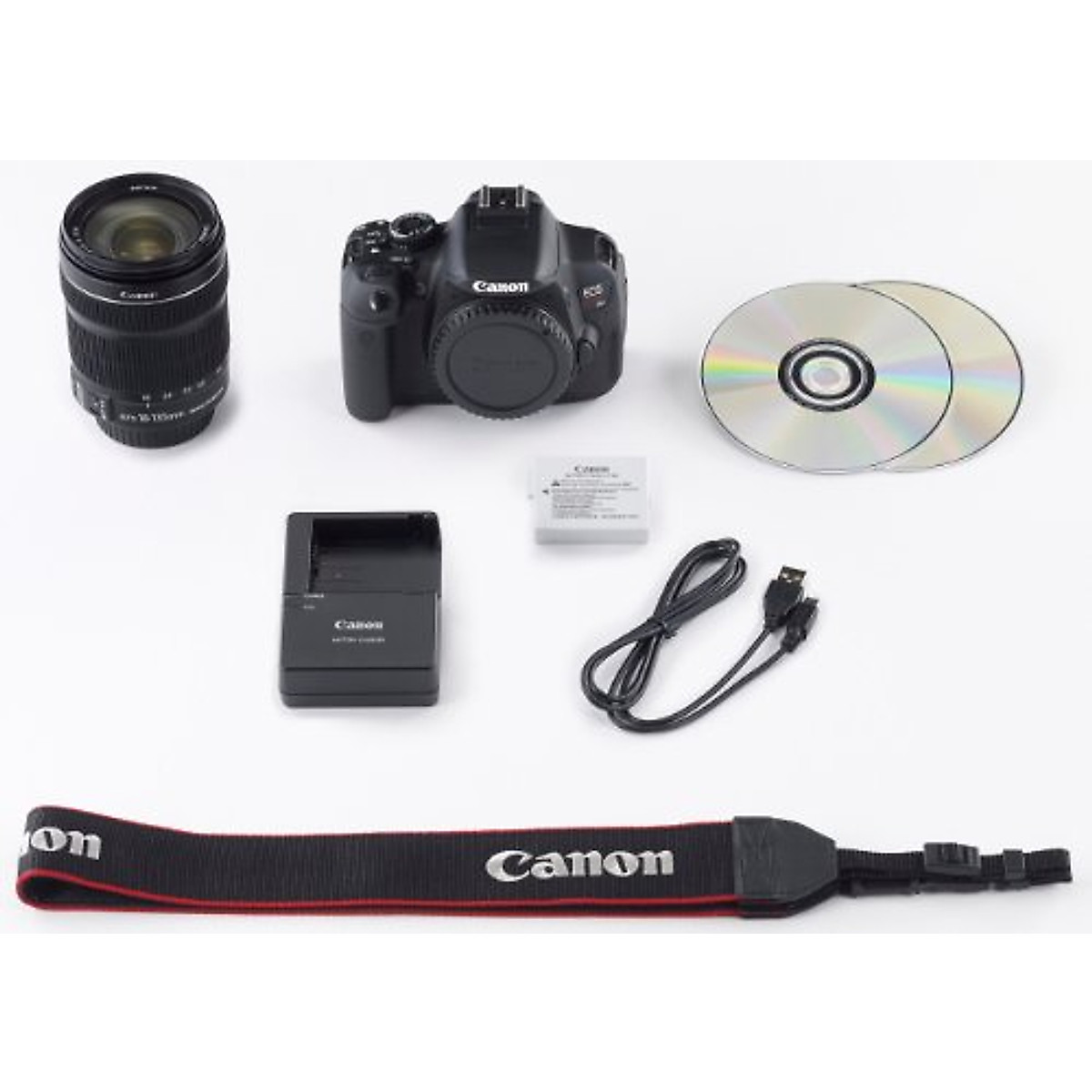 Canon DSLR Camera EOS Kiss X6i with EF-S 18-135mm IS STM Lens Kit - International Version (No Warranty)