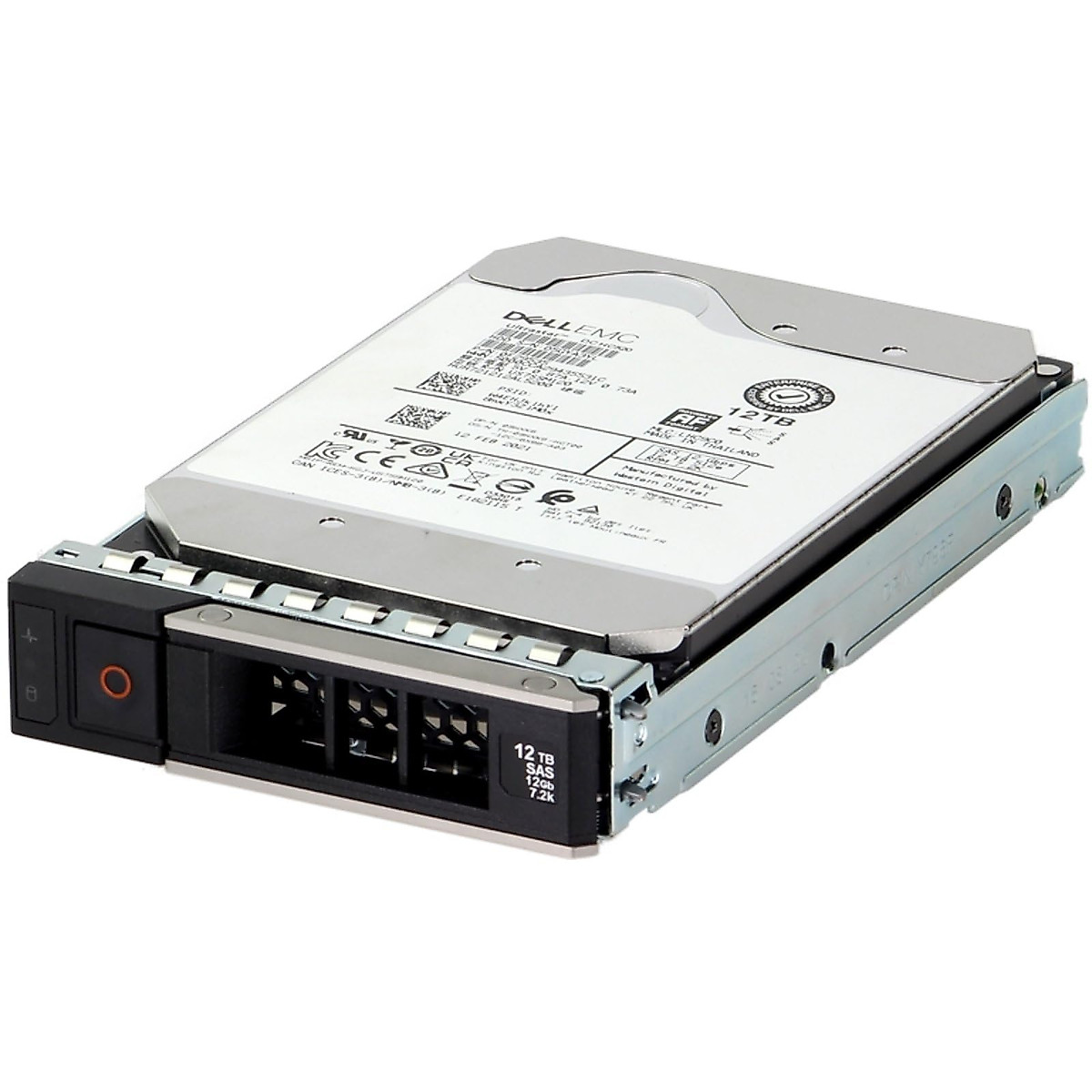 Dell 12TB 7.2K 12Gbps NL SAS 3.5 HDD 512e (9HXK6) (Renewed)