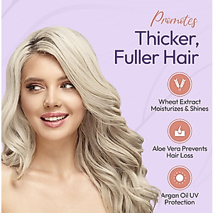 Nora Ross Garlic Shampoo with Chamomile Scent for Normal to Dry Hair, Thickening & Volumizing Formula, All Natural Care against Excess Hair Loss - 32 Oz