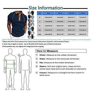 WENKOMG1 Men's Quarter-Zip Polo Shirt Short Sleeve Printed T-Shirt Golf Shirt Regular Fit Shirt,White Beach Shirt Linen Shirts Beach Wear Pirate Shirt(Royal Blue,XX-Large)