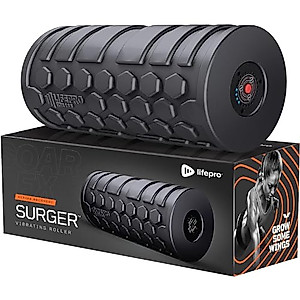 LifePro 4 Speed Vibrating Foam Roller for Physical Therapy & Exercise - High-Intensity Vibrating Roller for Muscle Recovery & Pliability Training - Back Roller for Deep & Gentle Trigger Point Therapy
