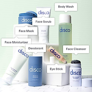 Disco Men's Eye Bag Treatment, Roller Serum for Men, Under Eye Cream Natural Caffeine Anti Aging Stick Balm, Reduce Puffiness, Wrinkles, Dark Circles, Crows Feet, Bags, Dark Circles, Lines, Puffiness