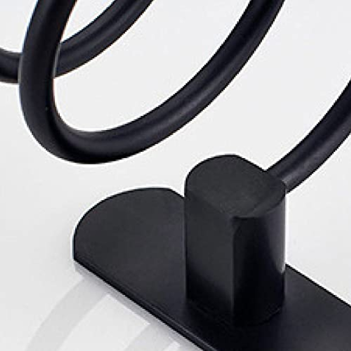 Yuehuam Hair Dryer Holder Wall Mounted, Hair Dryer Rack & Hair Styling Care Tool Organizer, Bathroom Storage Organizer for Blow Dryer, Styling Tools, Curling Iron, Combs, Hair Straightener