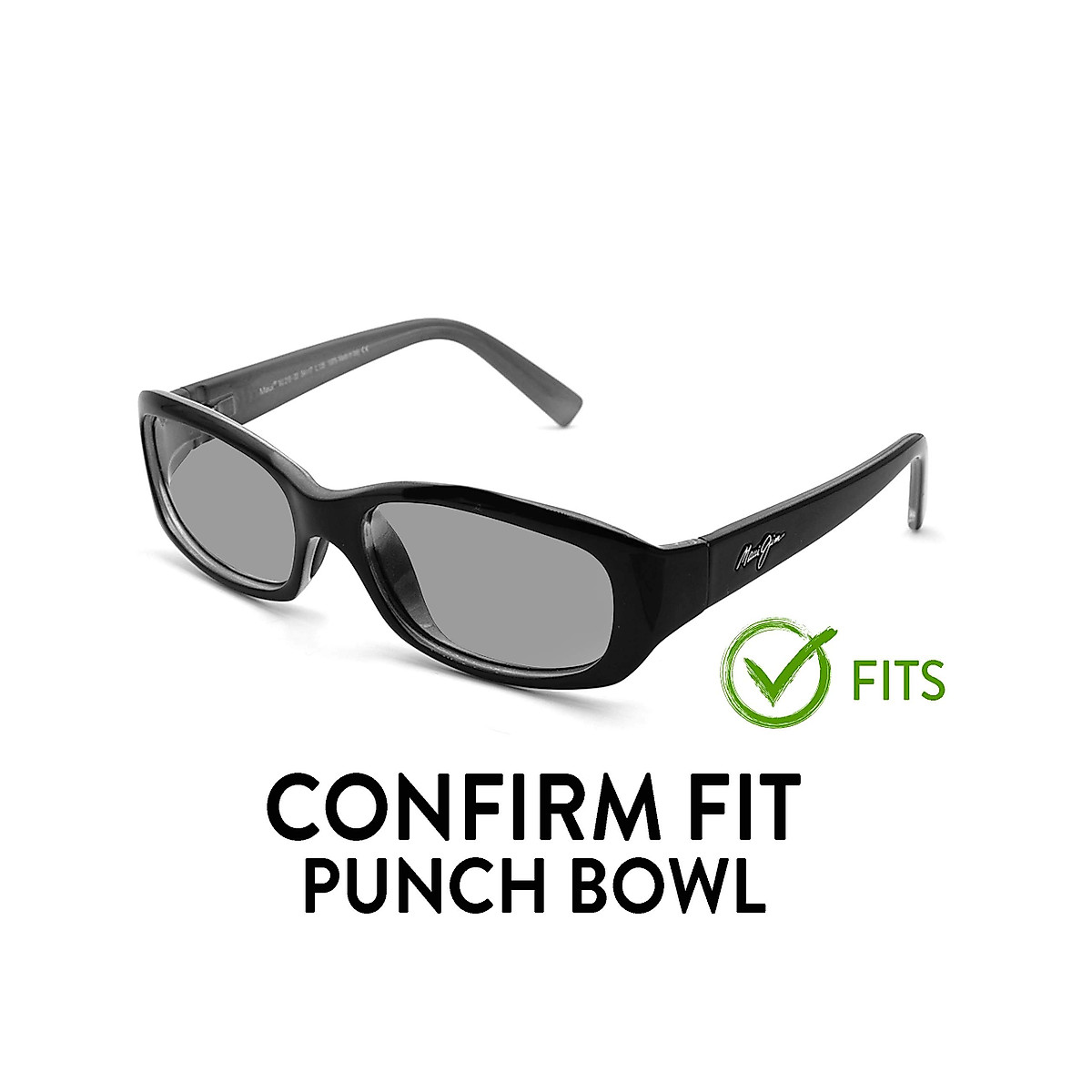 APEX Polarized PRO Replacement Lenses for Maui Jim Punch Bowl MJ219 Sunglasses (Black)