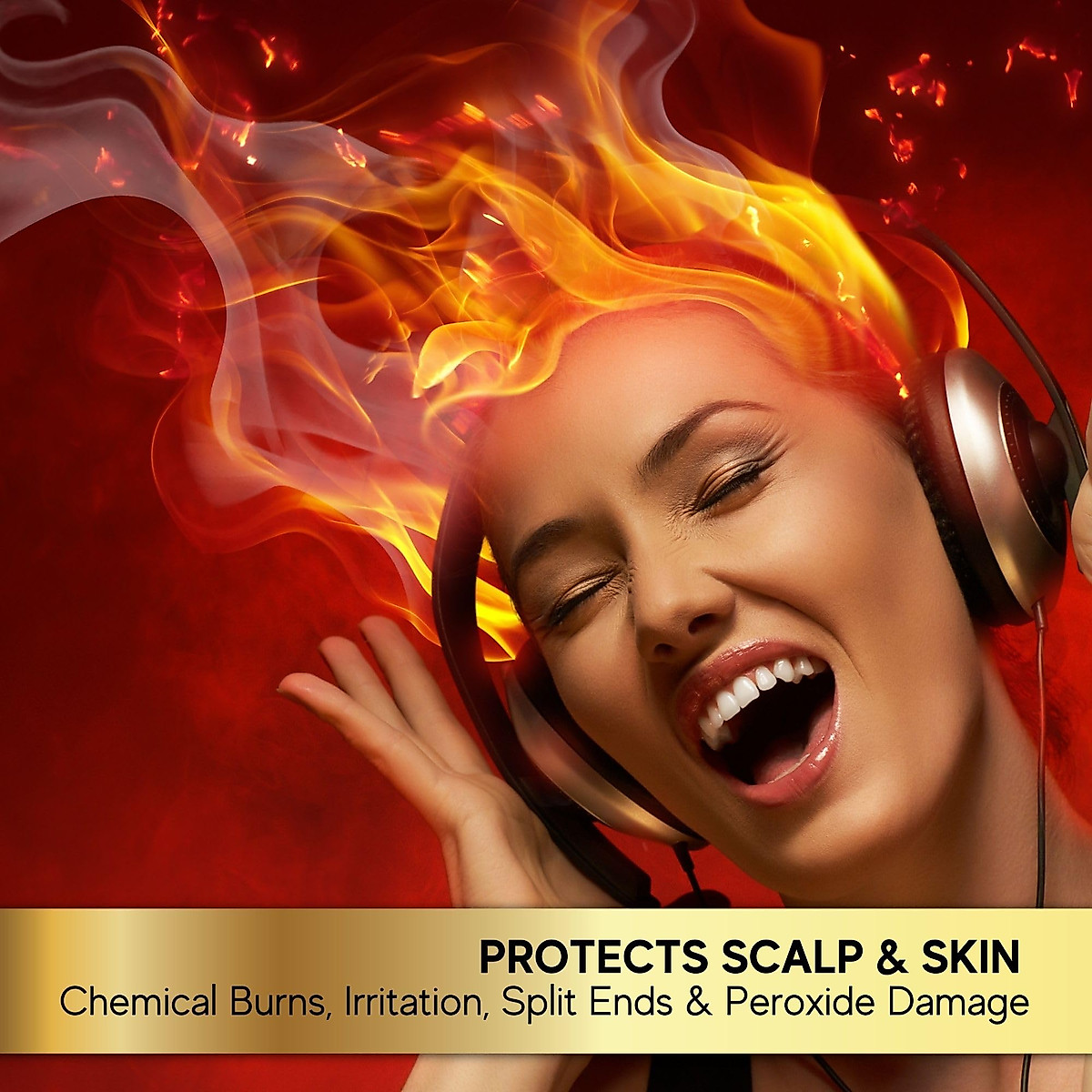 POWERTOOLS STB, The Original Stop The Burn 2 oz | Mix Directly Into Hair Color Formula To Lessen Scalp Irritation From Hair Color