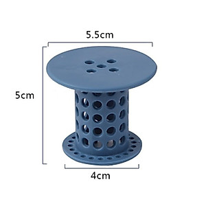 2Pcs White TPR Drain Protector Bathtub Drain Hair Catcher for Bathroom Drains Shower Stall Drain Protector Hair Catcher Bathroom Sink and Bathtub Accessories,Bathroom Fixtures