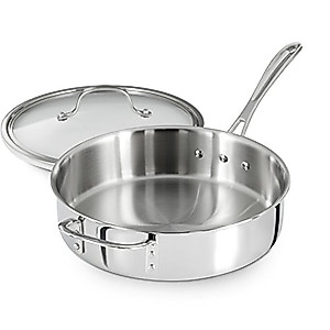 Calphalon Tri-Ply Stainless Steel 3-Quart Saute Pan with Cover