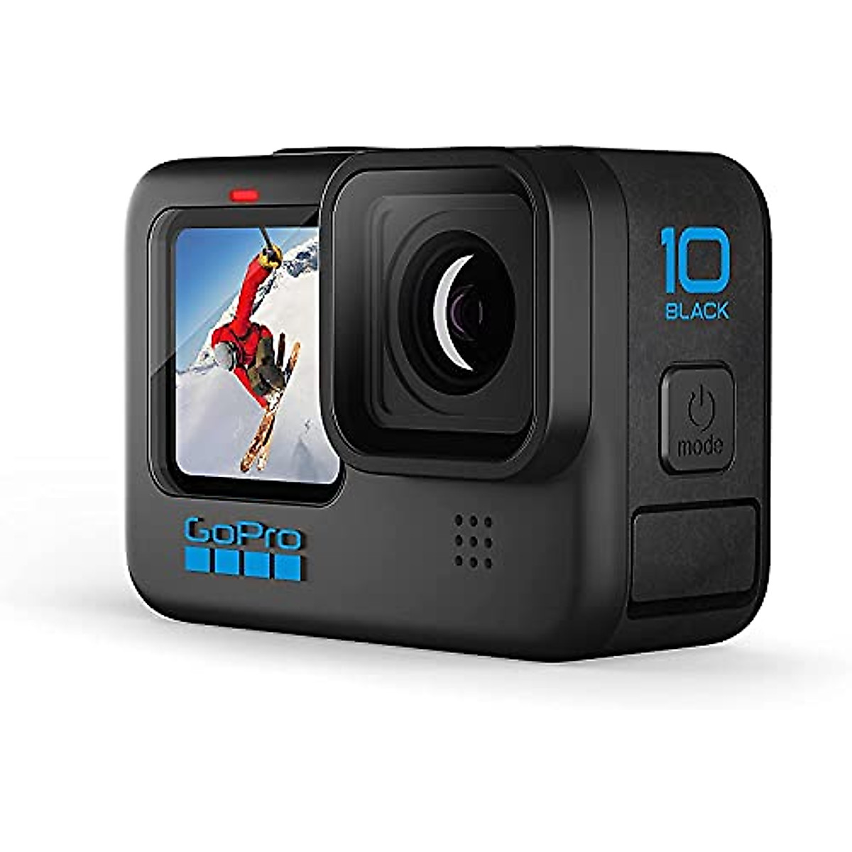 Pixel Hub GoPro HERO10 Hero 10 Camcorder Black - Ultimate Bundle Includes: Sandisk Ultra 64GB microSD, 2X Extra Batteries, Charger, Underwater Housing, LED Light Kit, Carry Case and More