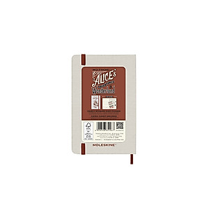 Moleskine Limited Edition Alice In Wonderland 12 Month 2023 Weekly Planner, Hard Cover, Pocket (3.5" x 5.5"), Rabbit