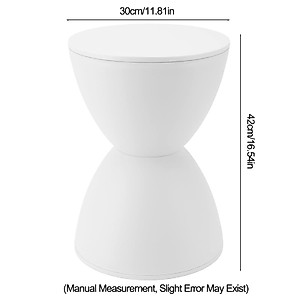 Cosiki Hourglass Shape Stool Bathroom Wearresisting Hourglass Stool