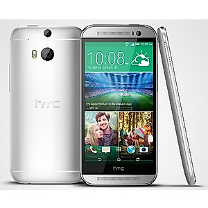 HTC One M8 16GB 4G LTE Unlocked GSM Android Cell Phone EMEA Version - Silver