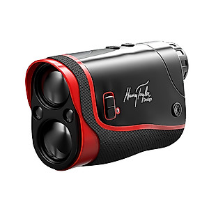 Harry Taylor Black Edition Laser Rangefinder - 1000 Yard Range, 7X Auto-Ambient Display, Vibration Flag-Lok, Slope ON/Off, Mag-Lok Magnetic Mount, Rechargeable