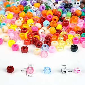 Dowsabel Friendship Bracelet Kit, 24 Colors Bracelet Making Kit Pony Beads for Jewelry Making, Letter Beads Heart Beads for Bracelet Making, Ideal Gifts for Teen Girls Kids Adults