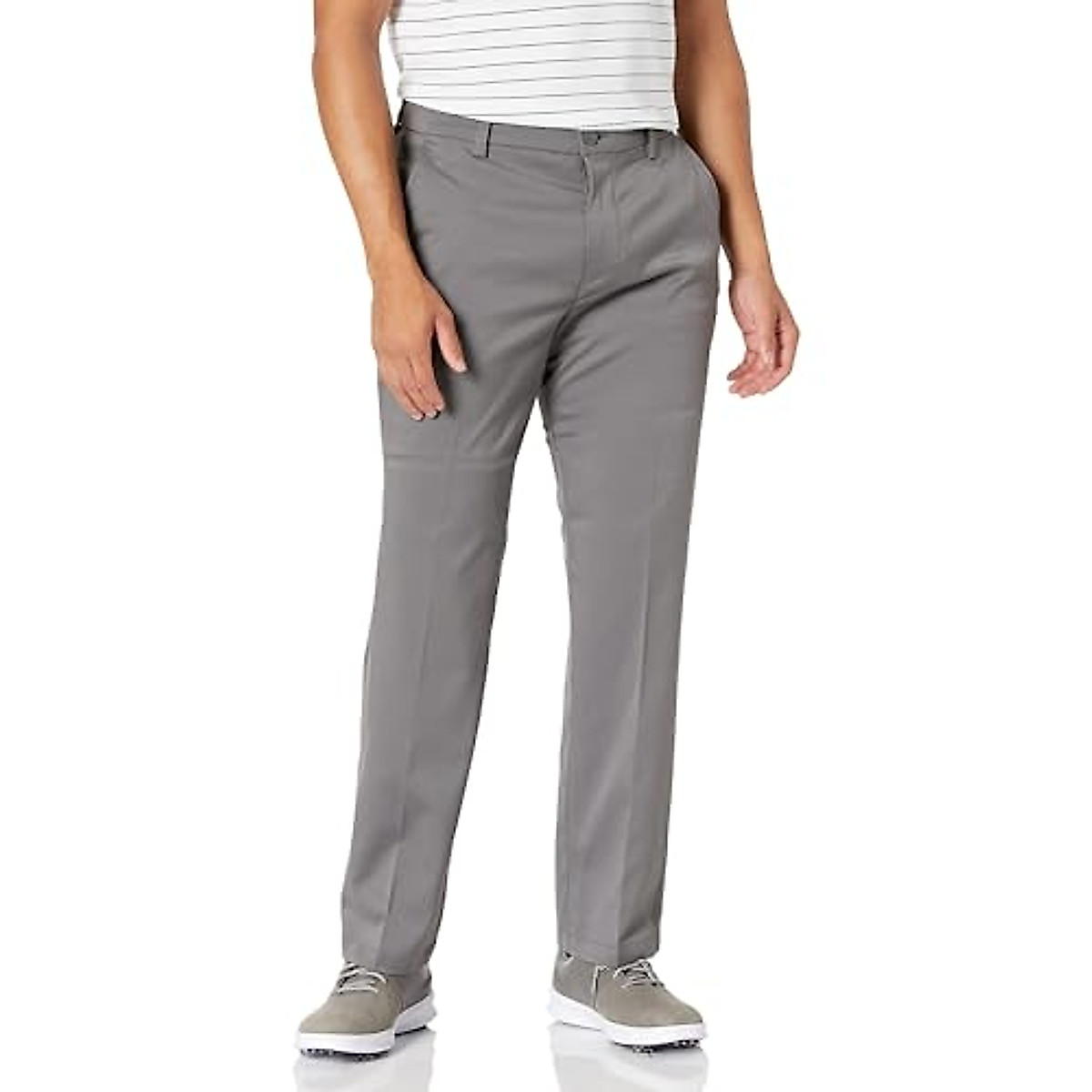 Amazon Essentials Men's Classic-Fit Stretch Golf Pant (Available in Big & Tall), Grey, 42W x 30L