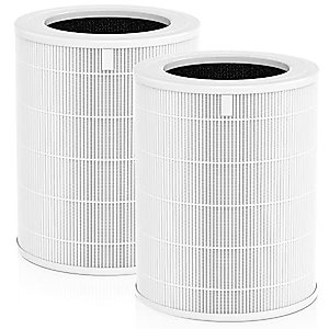 Air180 & Air180 max Replacement Filter, Compatible with BISSELL Air180(max) Air Purifie-r, 3-IN-1 H13 True HEPA Filter for Bissell air180 replacement filter, NO #3502, 2 Pack