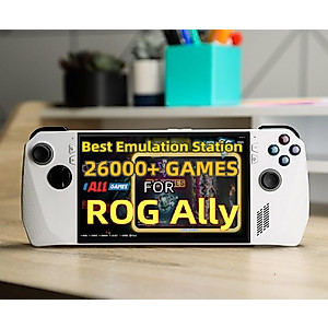 RetroBat Batocera Game Card System for ROG Ally, 512GB Micro SD Card Built-in 26000 Retro Game System Emulator for ROG Ally, RetroBat Retro Game System for ROG Ally
