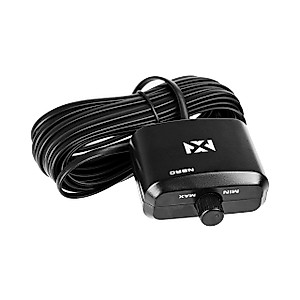 NVX NDA105 4000W Peak (2000W) RMS N-Series Class-D 1-Ohm Stable Monoblock Amplifier with Included Bass Remote Knob