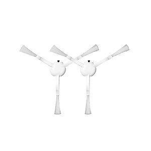ALPGEN 2Pcs White Side Brush/Fit for Xiaomi Mi Robot Vacuum Mop 2 Pro + Robotic Cleaner STYTJ02ZHM STYJ02ZHM Part Kits Spare Components Sweeping Robot Set
