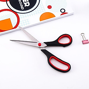 Scissors, 2 Pack 7.5 inch Scissors for Office and Home, Scissors All Purpose for School Fabric Craft Supplies Use