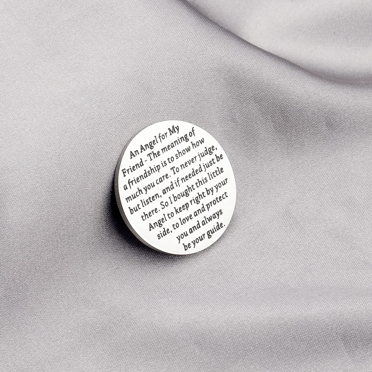 TIIMG Guardian Angel Coin Angle Gifts Protection Gift Inspirational Gift for Best Friend (An Angel for My Friend)